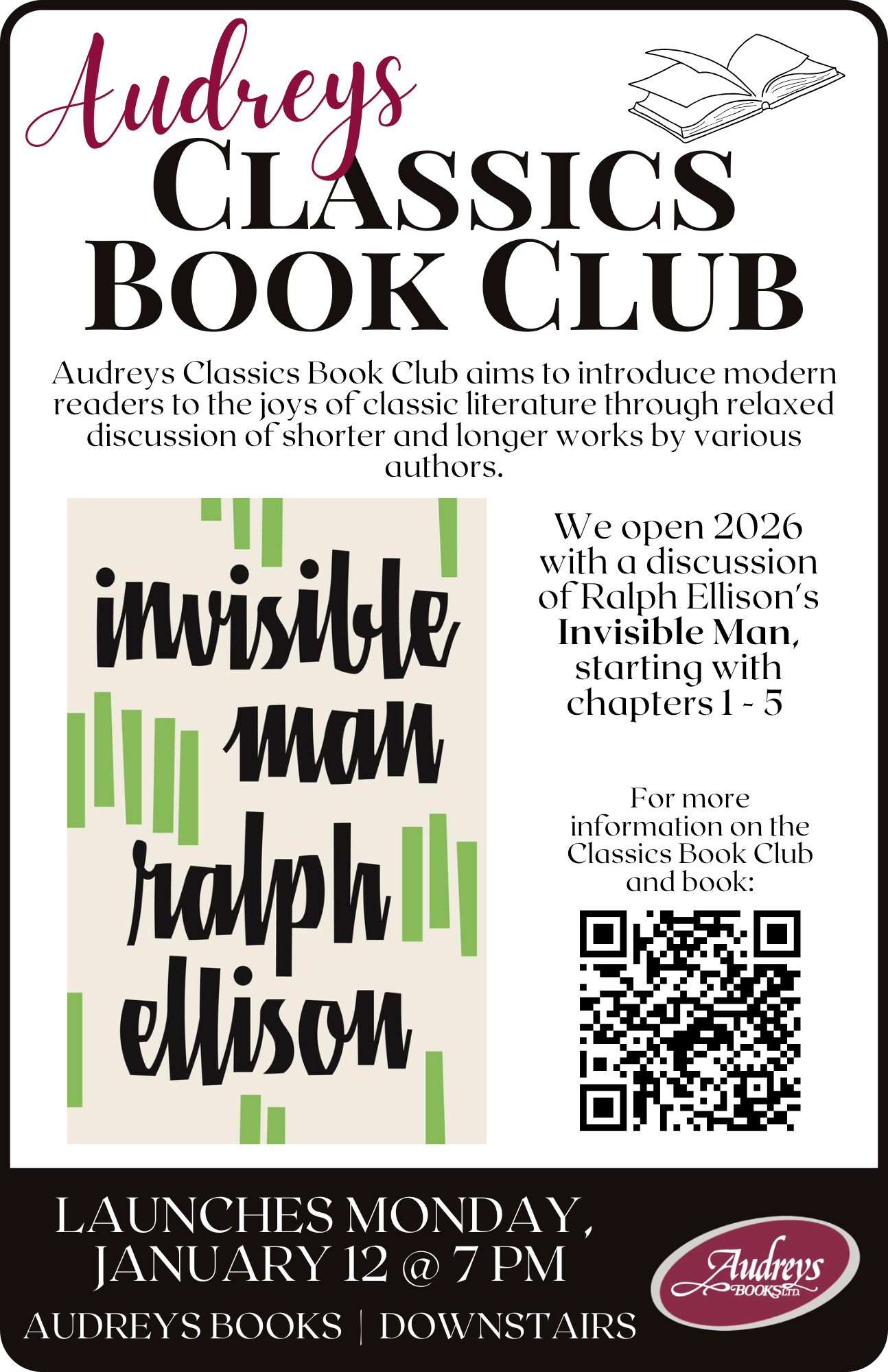Audreys Classics Book Club: Invisible Man | Audreys Books