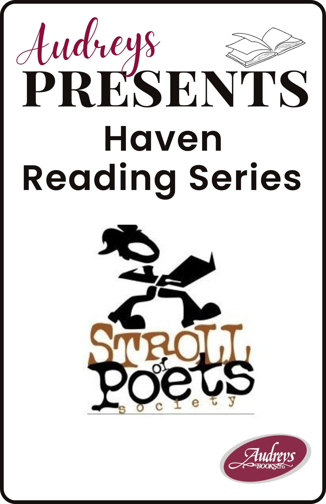 Stroll of Poets Haven Reading Series | Audreys Books