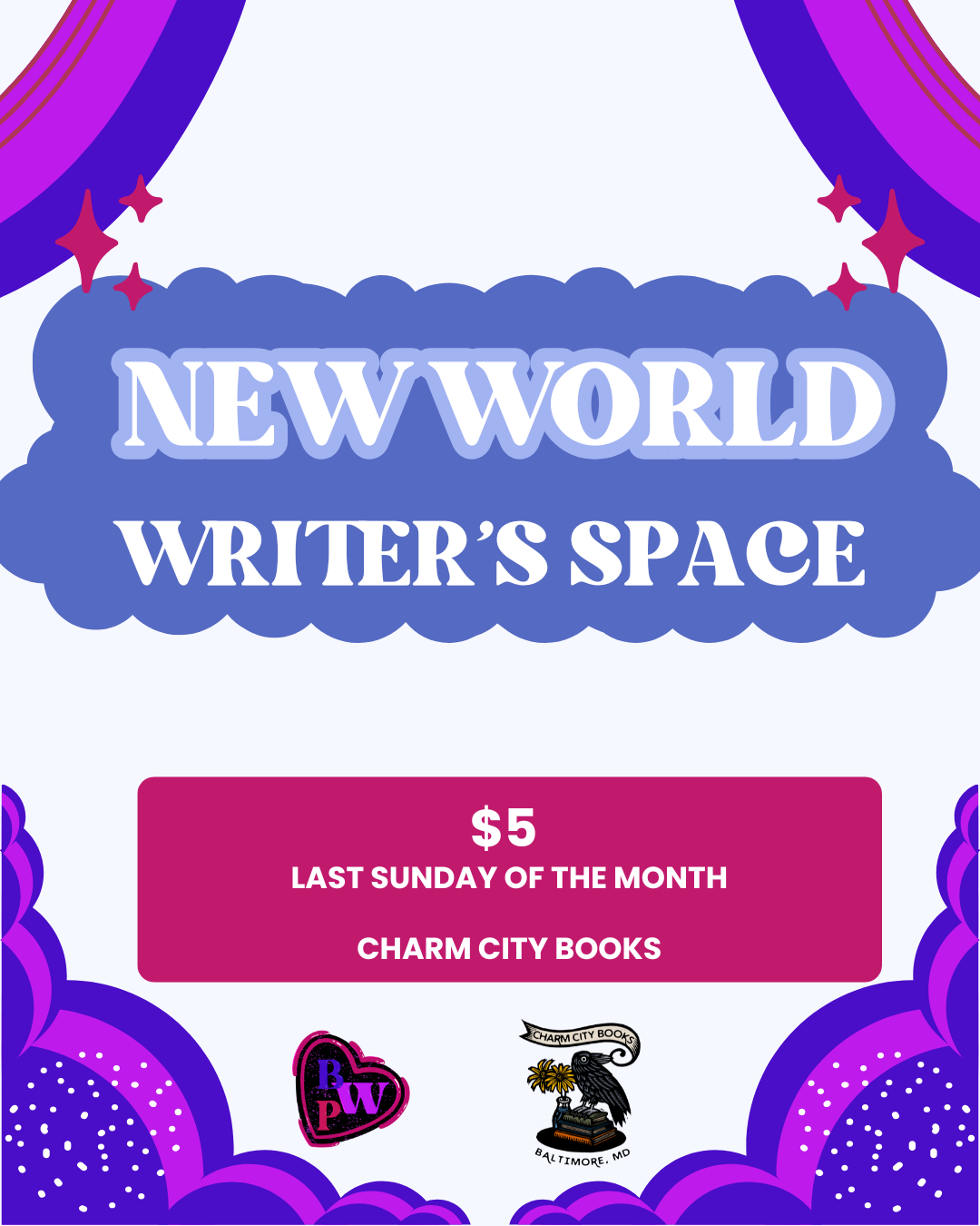 New World Writer's Space | Charm City Books