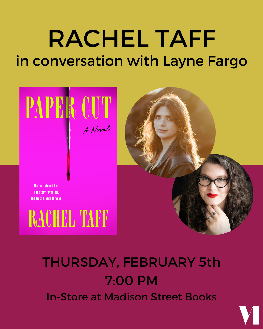 Author Event with Rachel Taff | Madison Street Books
