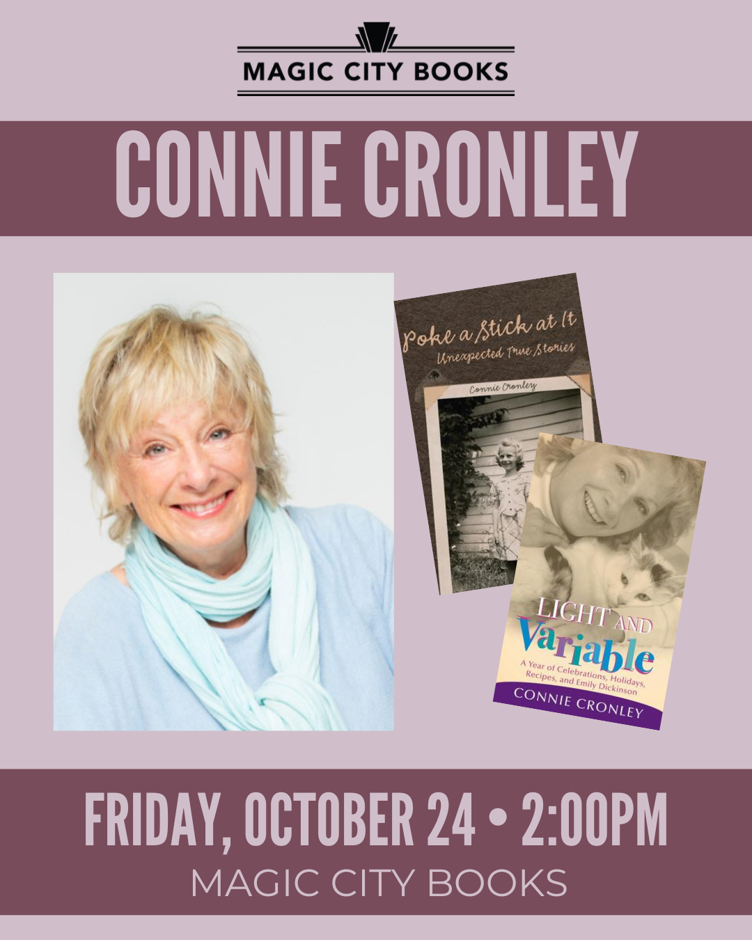 Connie Cronley | Magic City Books