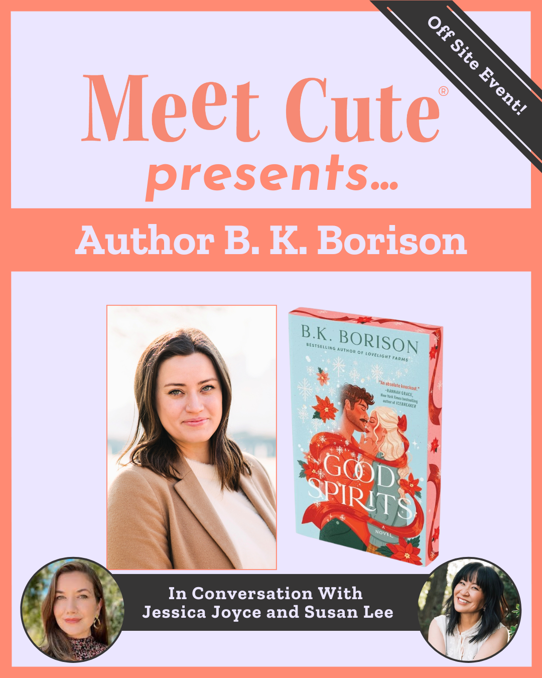 Book Release Party for B. K. Borison | Meet Cute Romance Bookshop