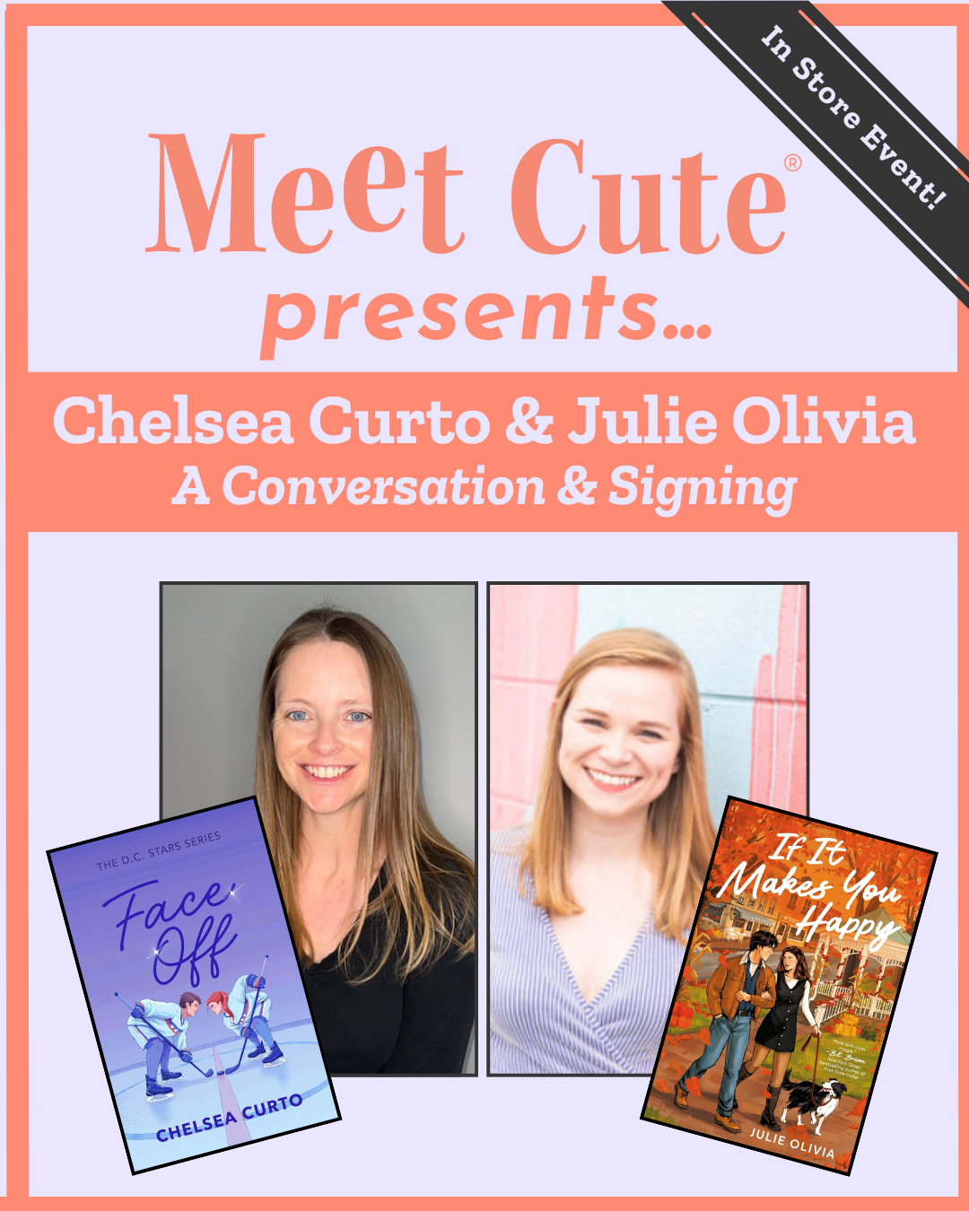 Author Chat: Chelsea Curto and Julie Olivia | Meet Cute Romance Bookshop