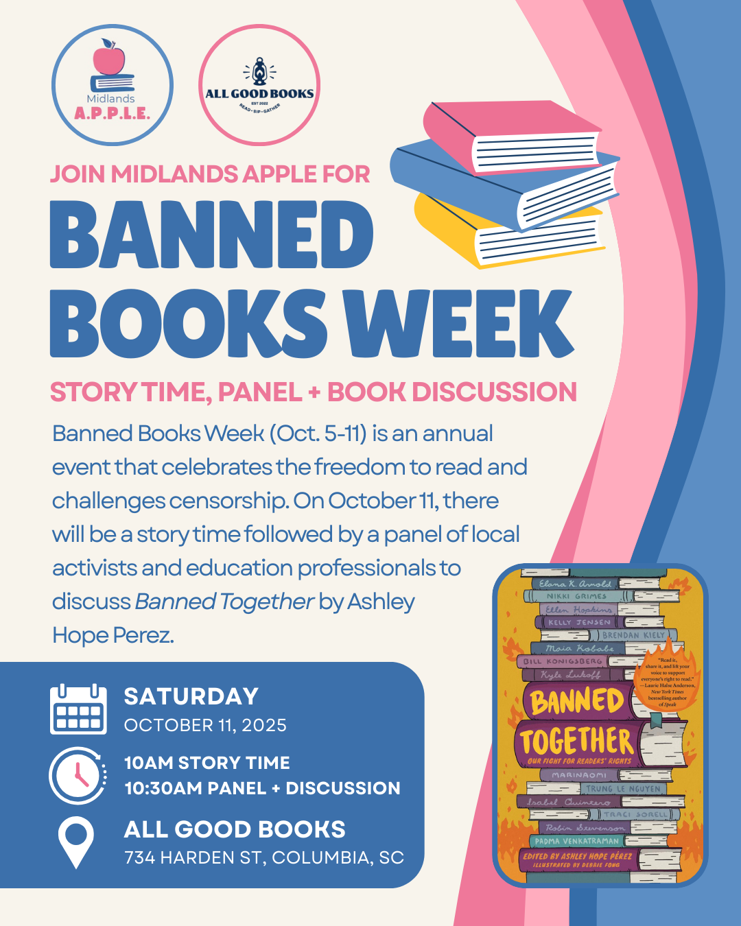 Banned Books Week Story Time, Panel + Book Discussion | All Good Books