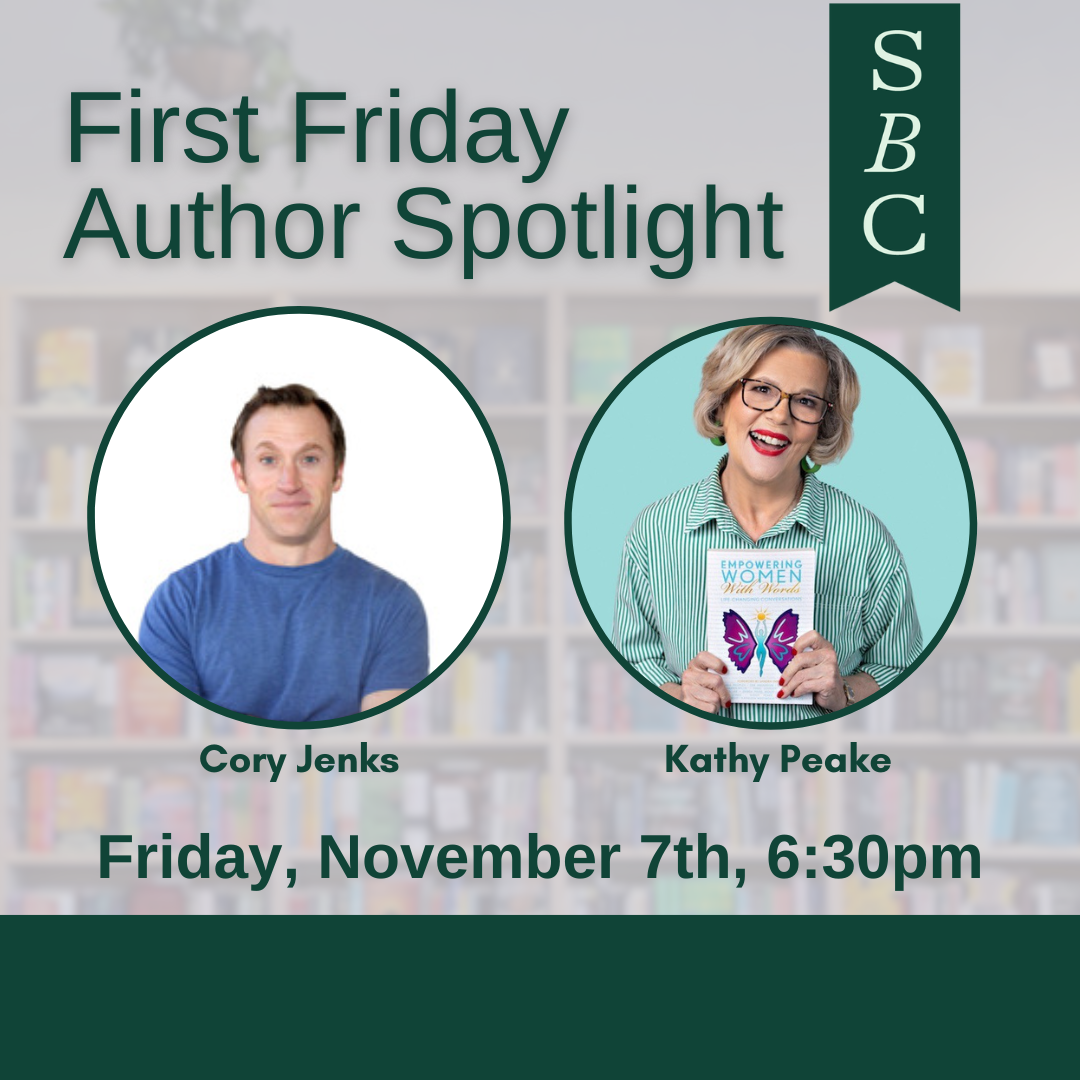 First Friday Local Author Event: Cory Jenks and Kathy Peake | Stacks ...