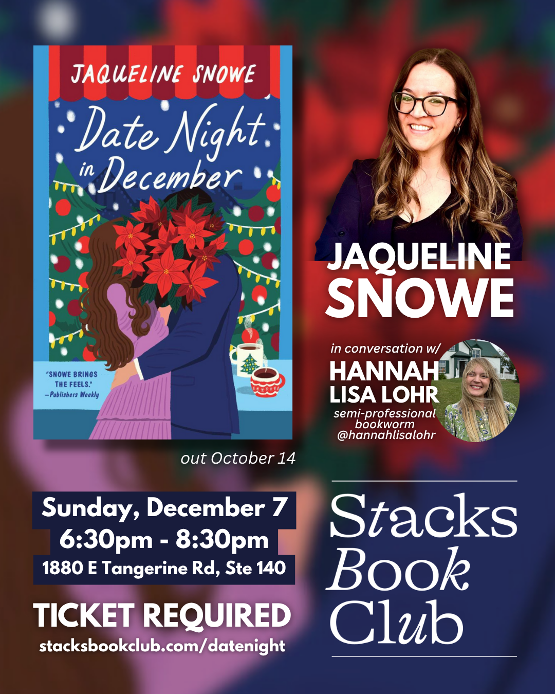 *SOLD OUT* Date Night in December Event ft. author Jaqueline Snowe ...