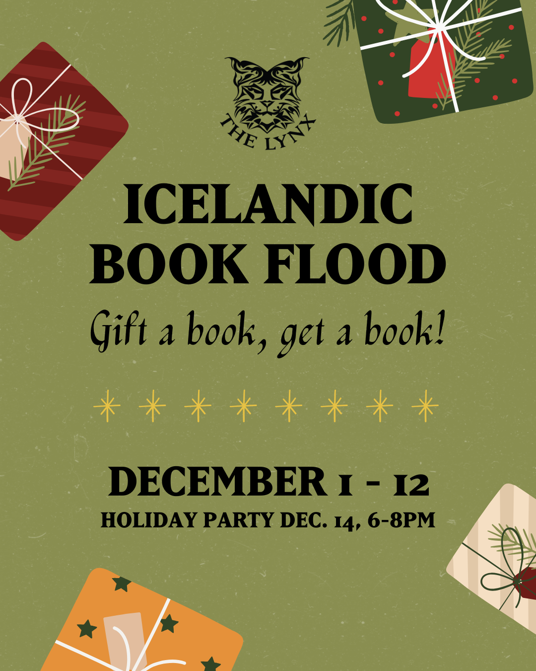 ICELANDIC BOOK FLOOD PARTY | The Lynx Books