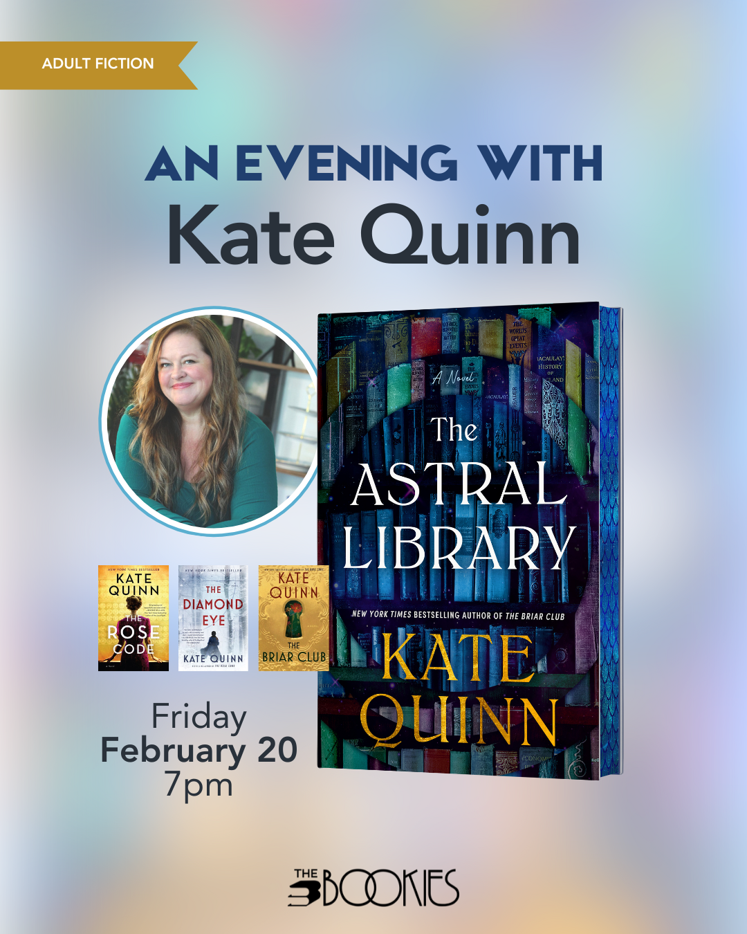 Meet Kate Quinn, Author of The Briar Club | The Bookies Bookstore