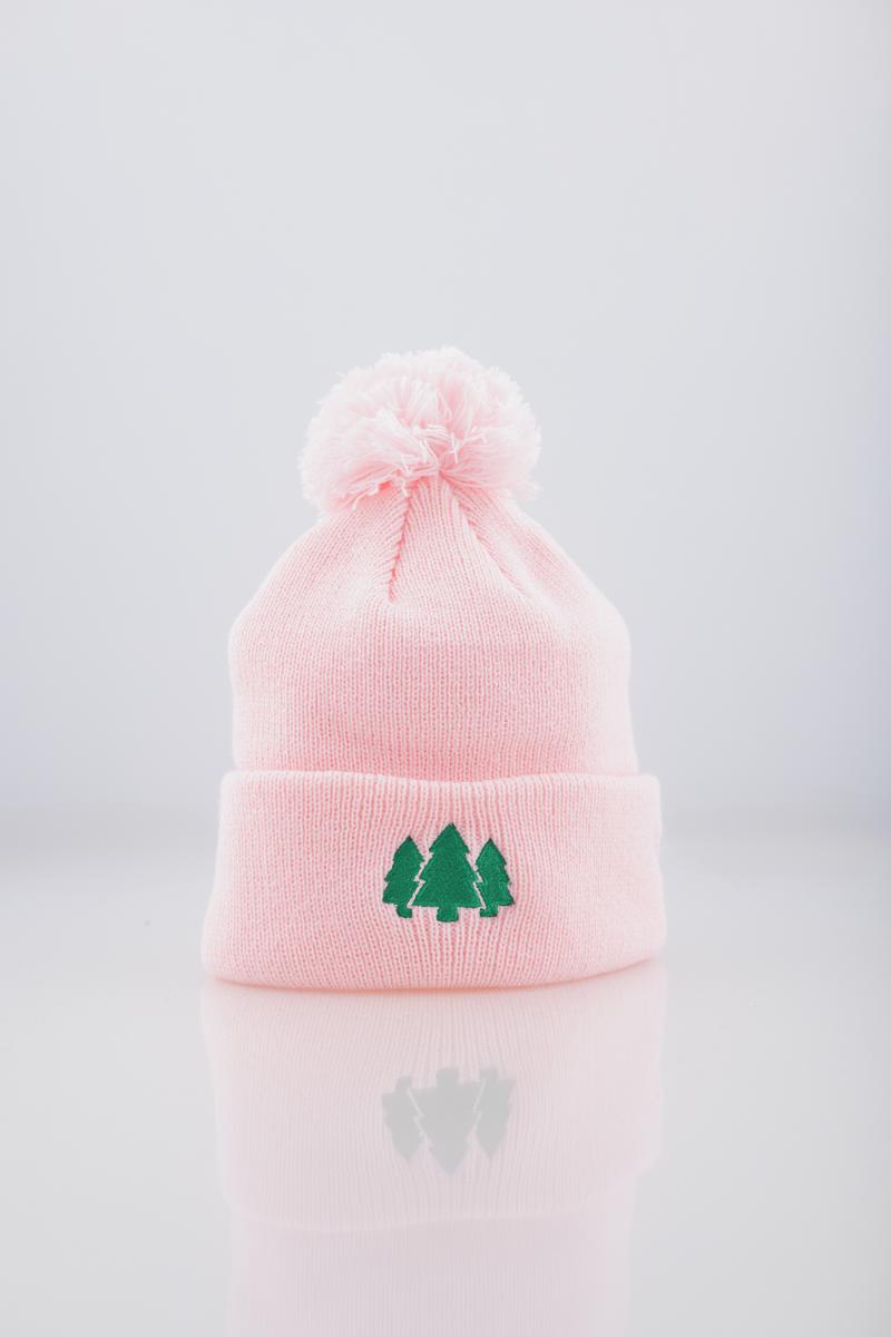 Pink Three Pines Bobble Hat by Louise Penny | Brome Lake Books / Livres ...