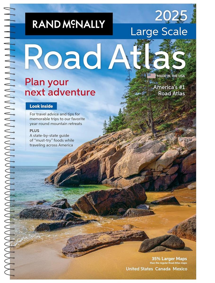 2025 Large Scale Road Atlas by Rand McNally | Avid Reader