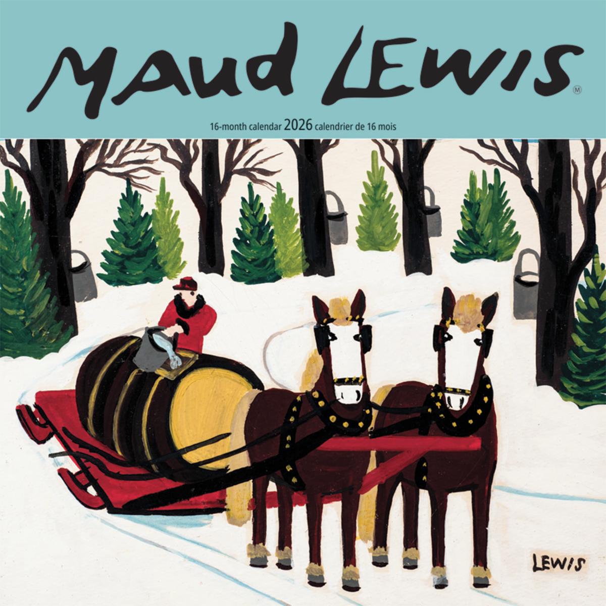 2026 Maud Lewis Wall Calendar ENGLISH FRENCH by Browntrout Publishers ...
